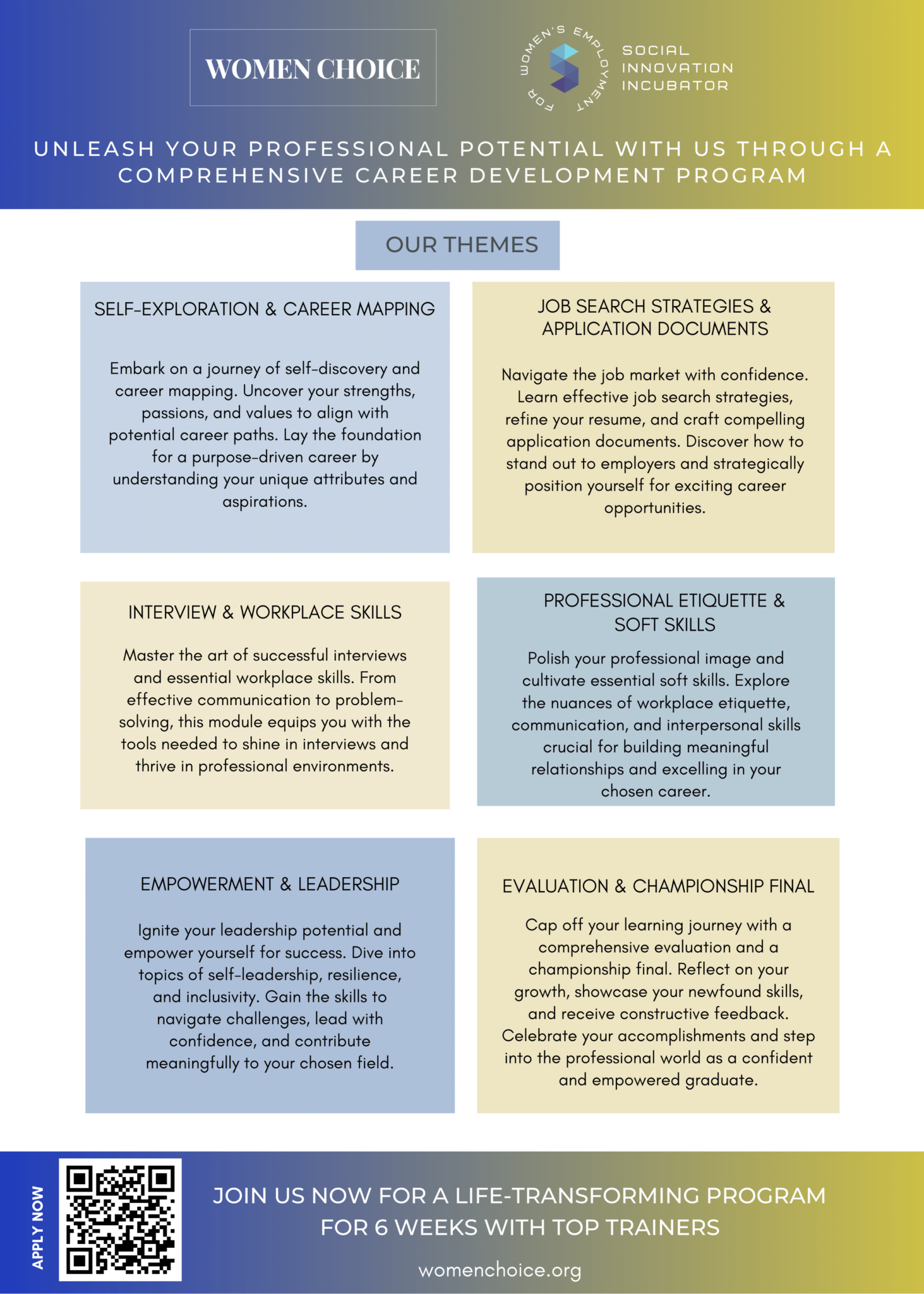 EmpowerHER Program – Women Choice